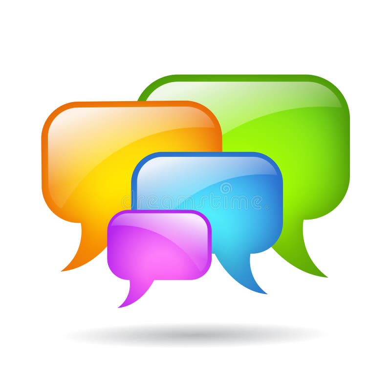 Vector of Red 3D Speech Bubble Text CONTEXT. EPS8 . Stock Vector ...