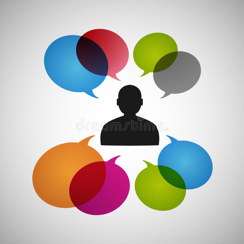 Vector Speech Dialog People Eps Stock Vector - Illustration of chat ...