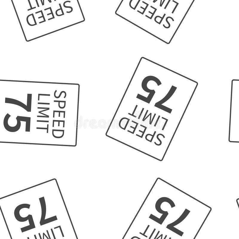 Vector Speed Limit 25 Mph Icon on Blue Background. Flat Image with Long ...