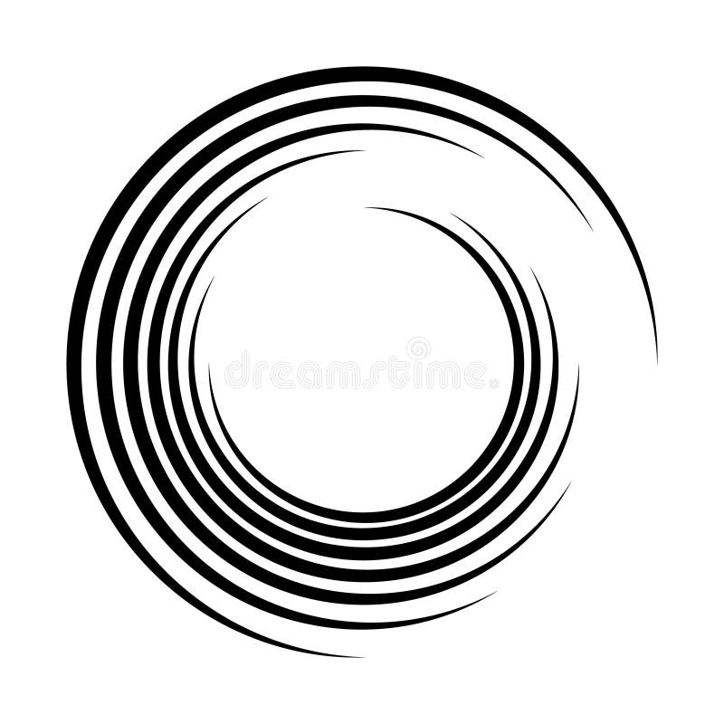 Vector Speed Lines in Circle Form. Geometric Shape. EPS10 Vector ...