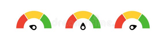 Vector Speedometer Illustration. Speed Indicator. Speedometer Vector ...