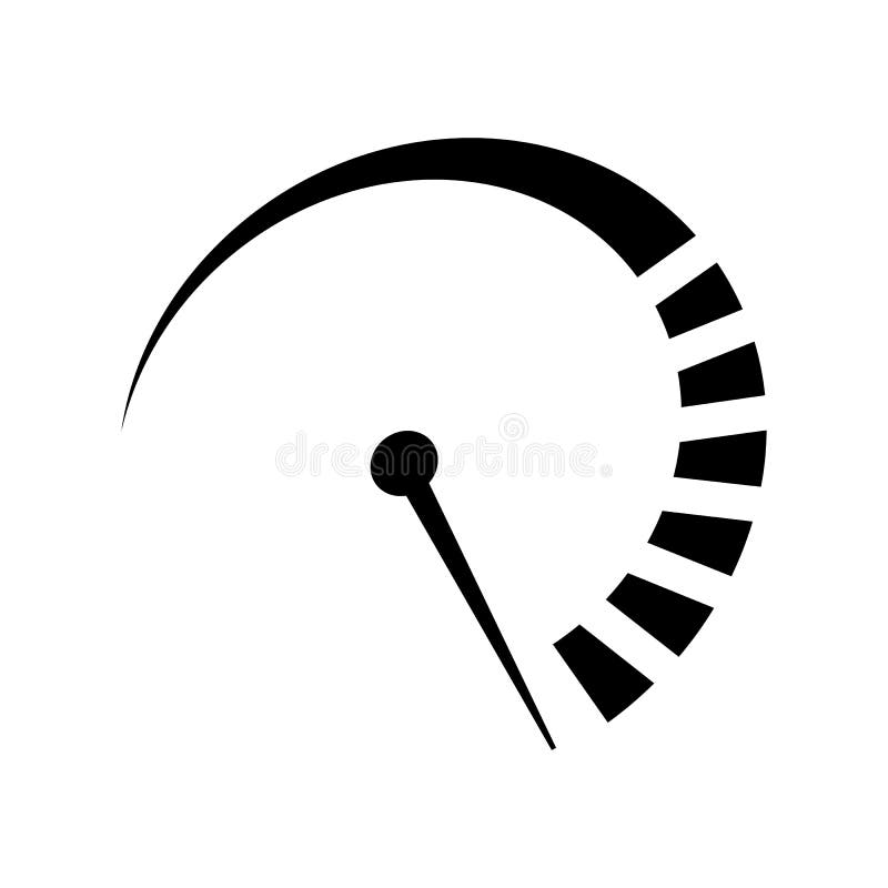 Vector Speedometer. Internet Speed Icon. Fast Performance Stock Vector ...