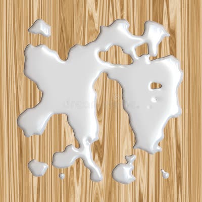 Vector Spilt Milk ! stock vector. Illustration of accidental - 6203864