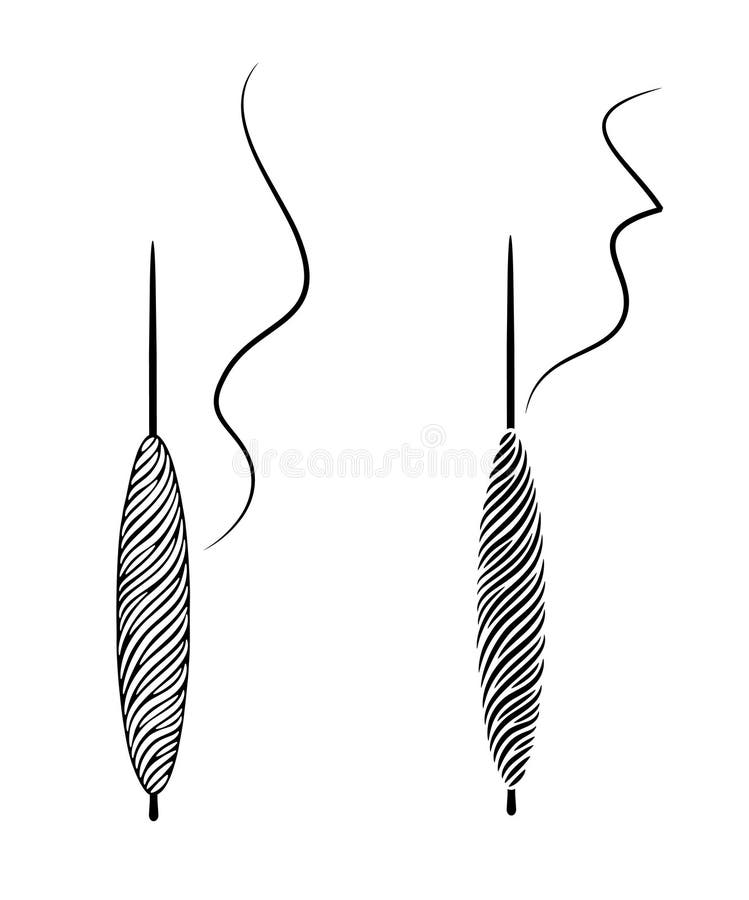 Spindle for Sleeping Beauty Stock Vector - Illustration of sharp ...