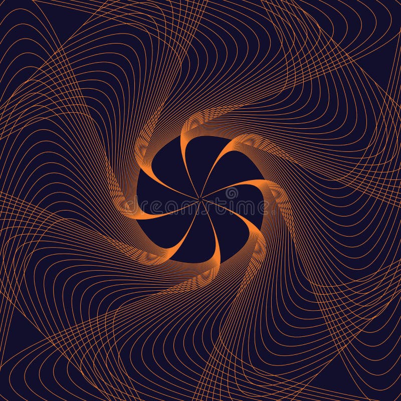 Vector Spiral Striped Design Element Stock Vector - Illustration of ...