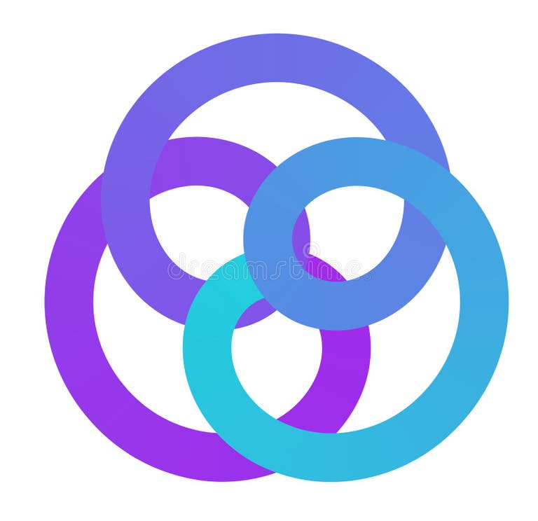 Vector Spirograph Laconic Gradient Logotype Math Curve Logo Concept ...