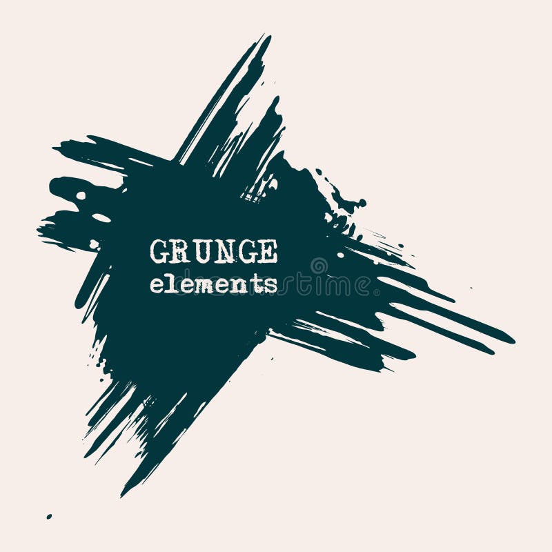 Vector Splats Splashes and Blobs of Blue Green Ink Paint in Different ...