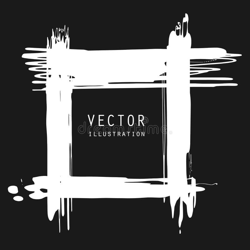 Vector Splats Splashes and Blobs of White Ink Paint in Different Shapes ...