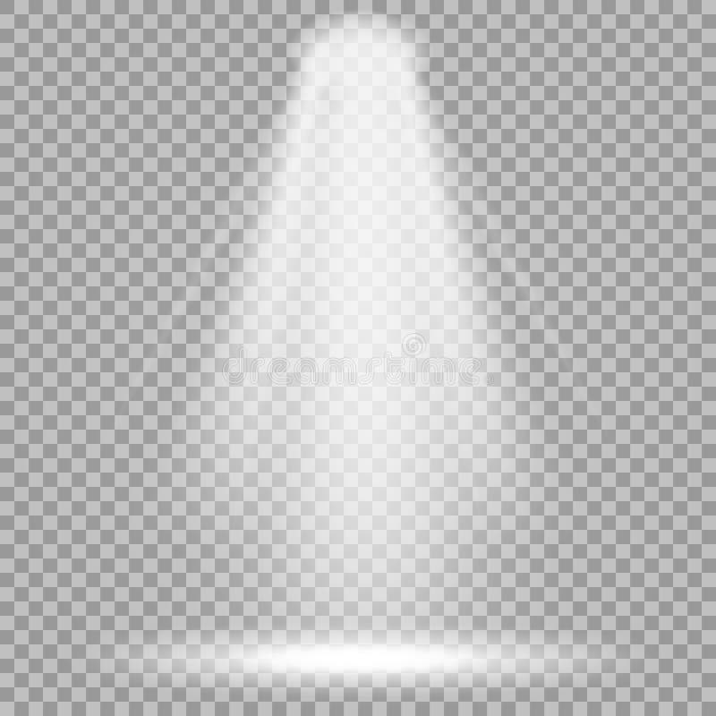 Vector Spotlight. Bright Light Beam. Transparent Realistic Effect ...