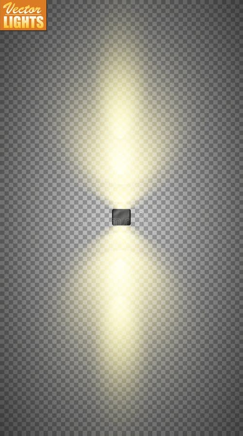 Vector Spotlight. Light Effect. Bright Lighting with Spotlights. the ...