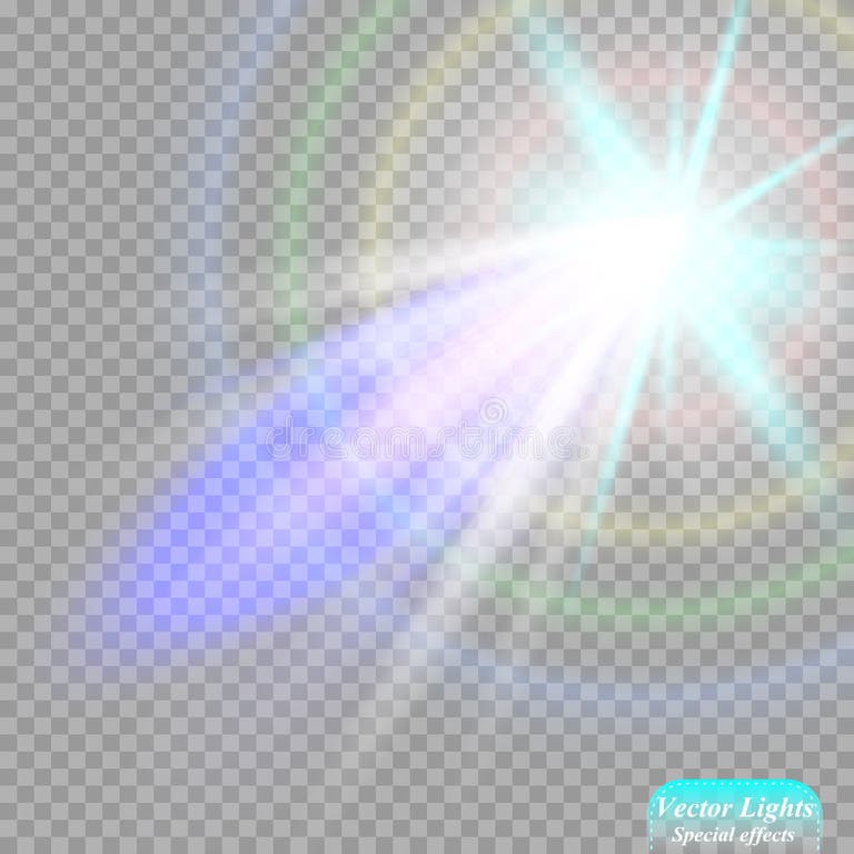 Vector Spotlight. Light Effect. Searchlight Stock Vector - Illustration ...