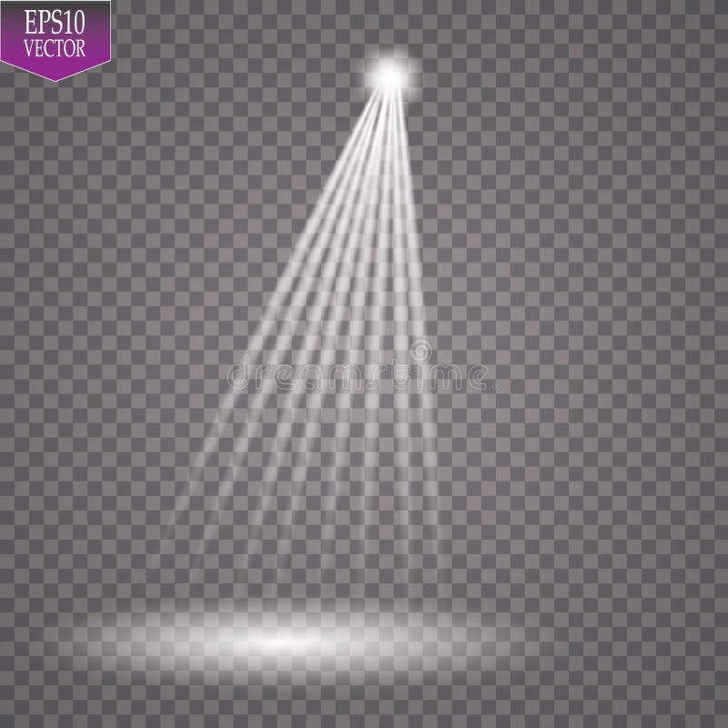Vector Spotlight. Light Effect Stock Vector - Illustration of modern ...