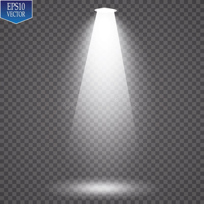 Vector Spotlight. Light Effect Stock Vector - Illustration of disco ...