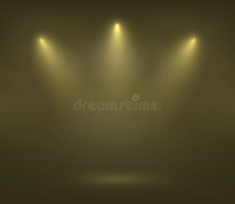 Vector Spotlight on Scene . Vector Illustration Stock Illustration ...