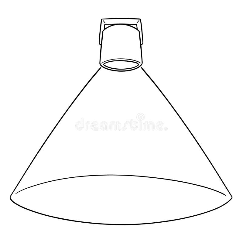 Vector of spotlight stock vector. Illustration of collection - 120392029