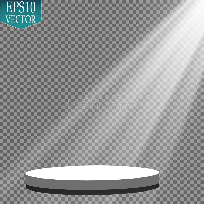 Vector Spotlights. Scene. Light Effects. Glow Light Effect Stock Vector ...