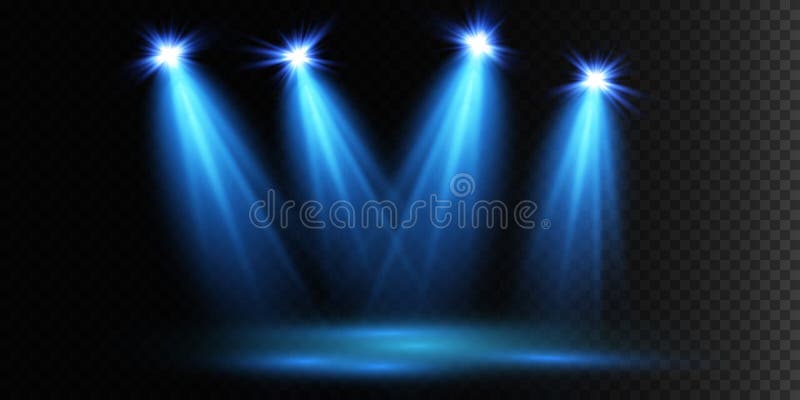 Vector Spotlights. Scene. Light Effects. Glow Light Effect. Vector ...