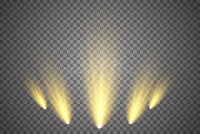 Vector Spotlights. Scene. Light Effects. Glow Light Effect. Vector ...