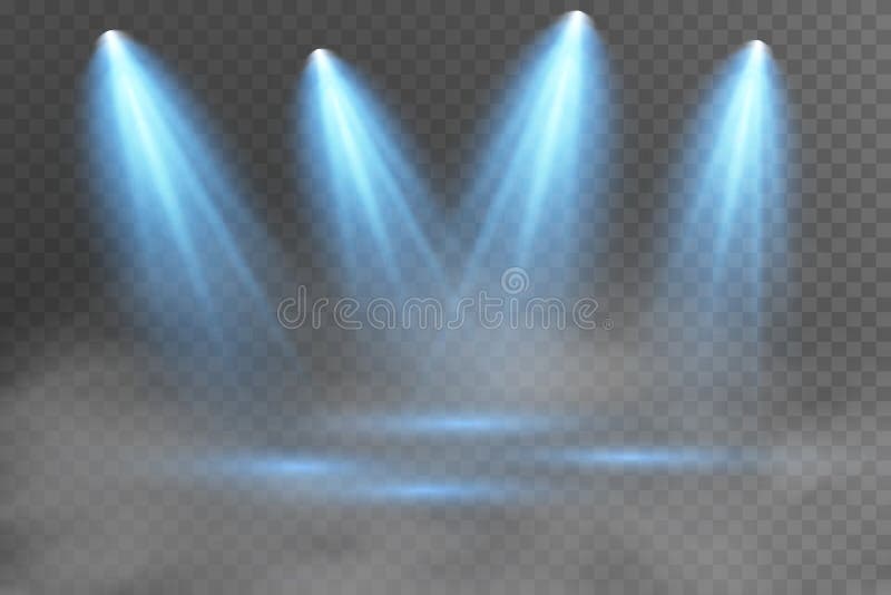 Vector Spotlights. Scene. Light Effects. Glow Light Effect. Vector ...