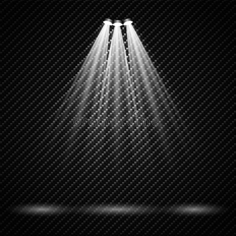 Vector Spotlights. Scene. Light Effects Stock Vector - Illustration of ...