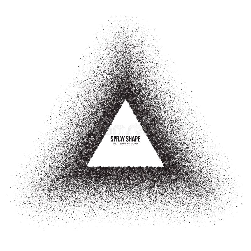 Vector Spray Effect Shape stock vector. Illustration of burnt - 79043099