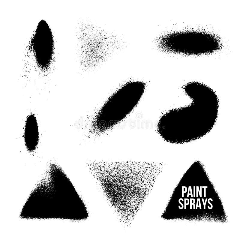 Vector Spray Paint Splatter Texture Stock Vector - Illustration of ...
