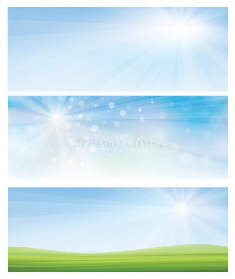 Spring banners stock vector. Illustration of blossom - 12917376