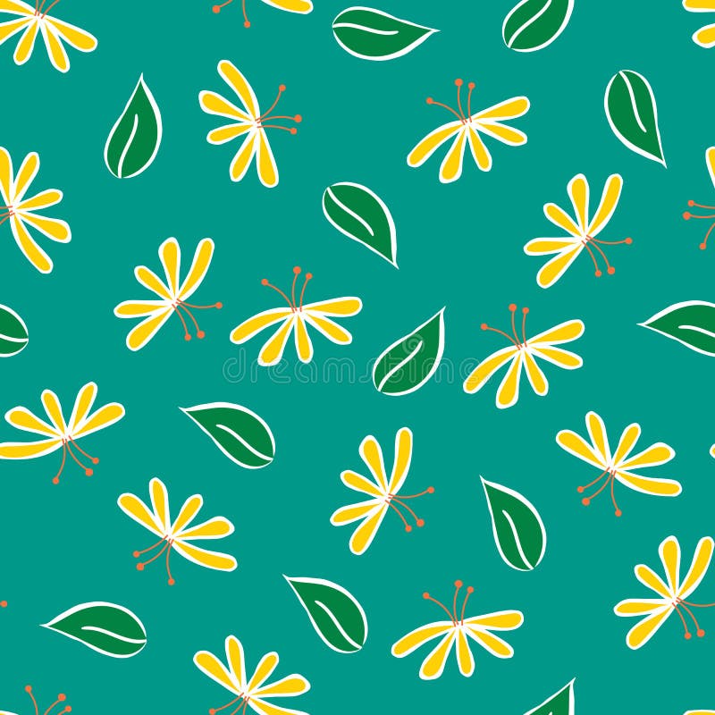 Vector Spring Daisy Repeating Pattern. Perfect for Fabric, Scrapbooking ...