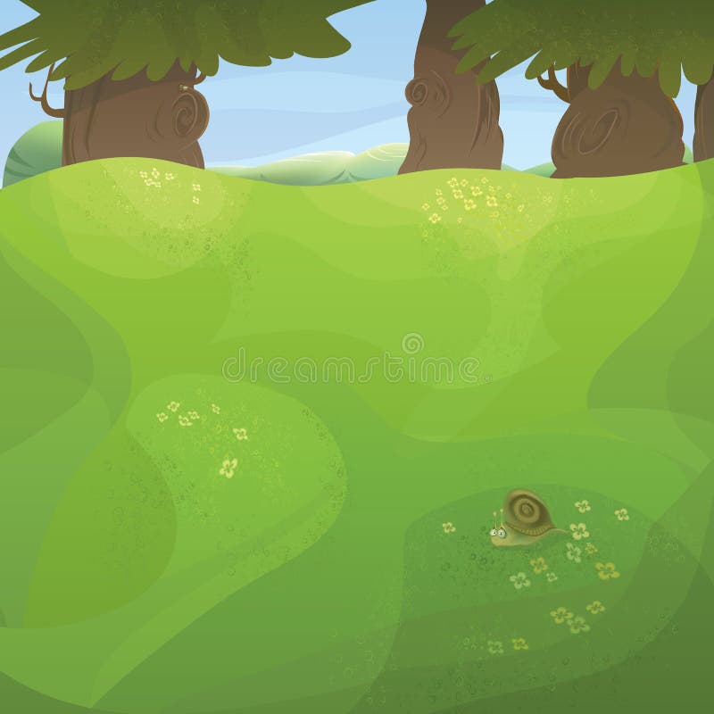 Vector Spring meadow stock vector. Illustration of copy - 21875377