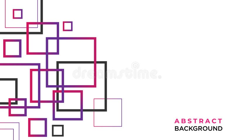 Abstract Square Line Background with Gradient Colors and Contemporary ...