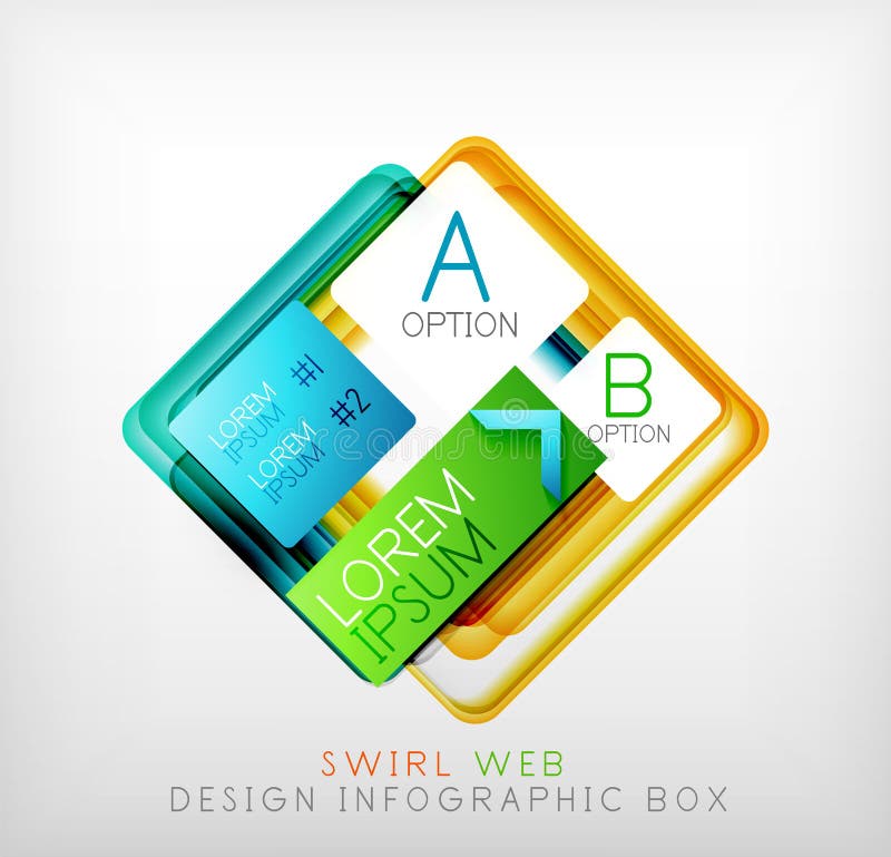 Geometric Style Price Table Comparison Boxes Stock Vector ...