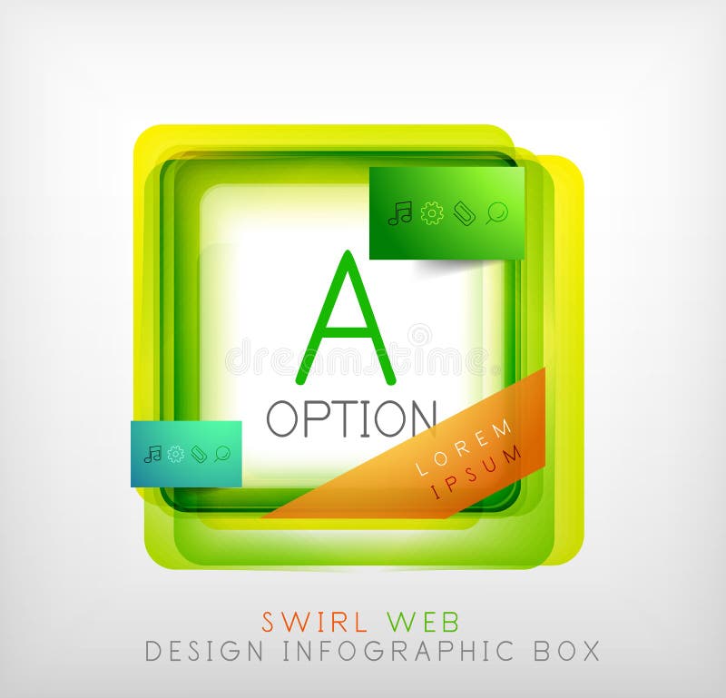 Geometric Style Price Table Comparison Boxes Stock Vector ...