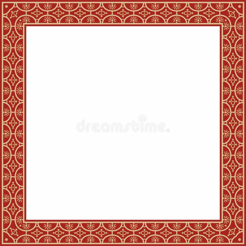 Red Border Frame
