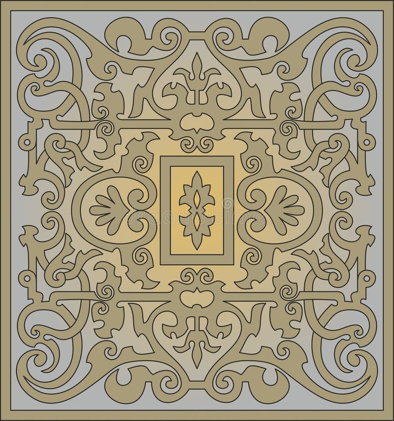 Gold Roman Pattern Stock Illustrations – 1,533 Gold Roman Pattern Stock ...