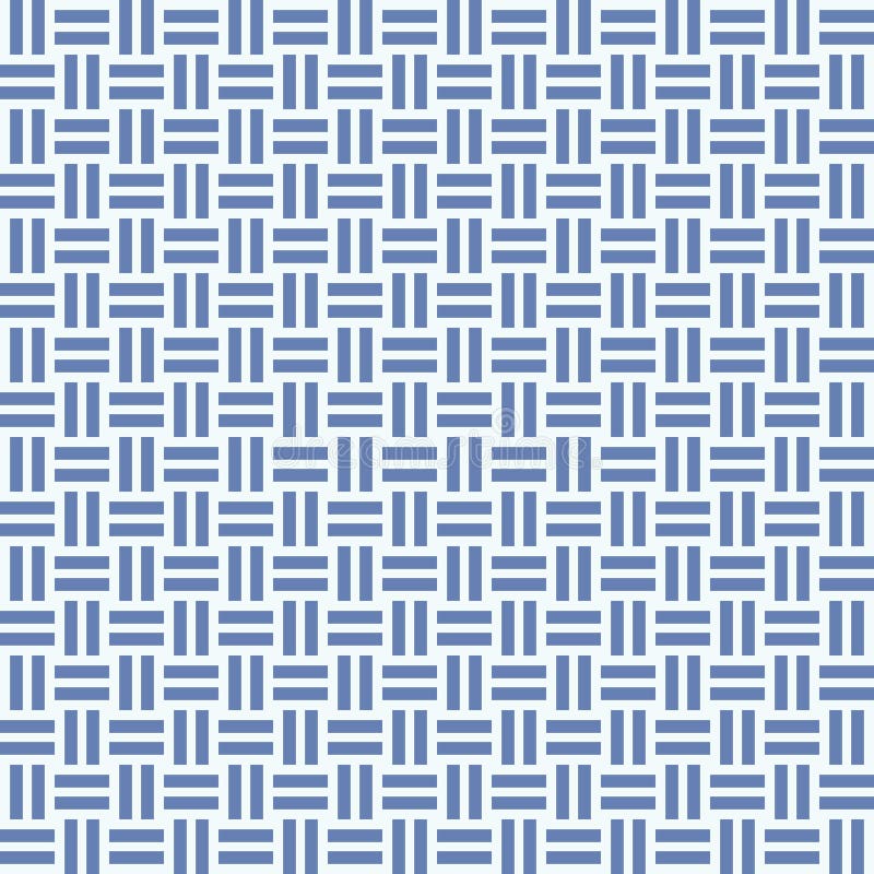 Vector Square Grid Lines Geometric Seamless Pattern. Stock Illustration ...