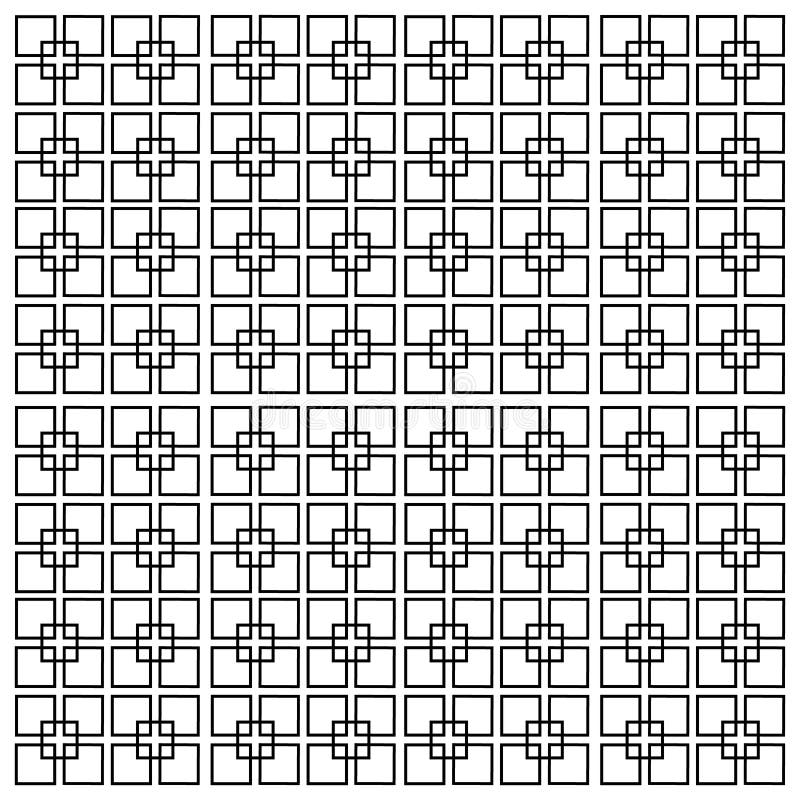 Vector Square Lines on a White Background. Minimalistic Style. Stock ...