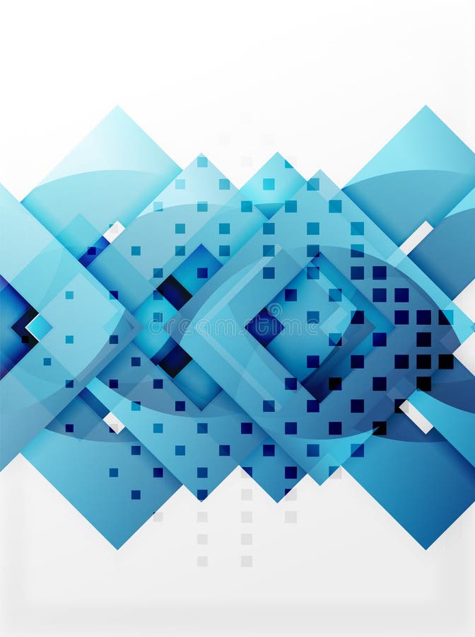 Vector Square Template Background Stock Vector - Illustration of ...