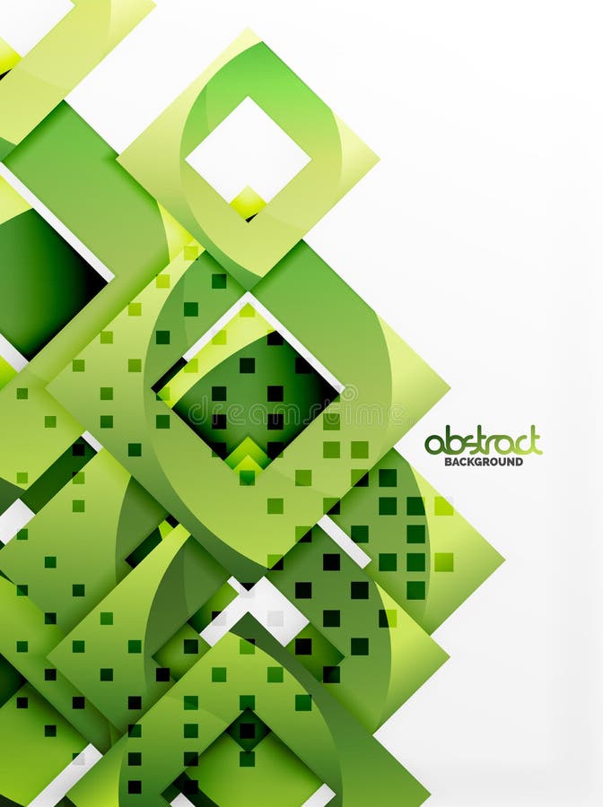 Vector Square Template Background Stock Vector - Illustration of ...