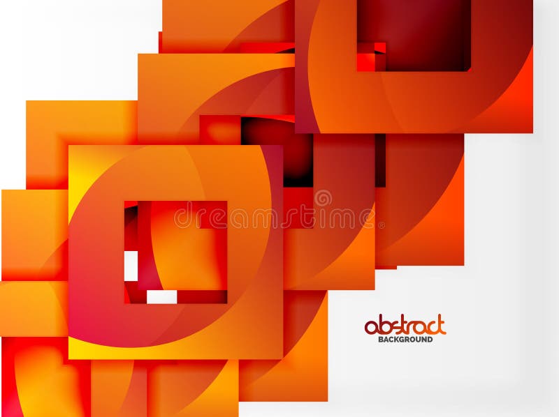 Vector Square Template Background Stock Vector - Illustration of ...