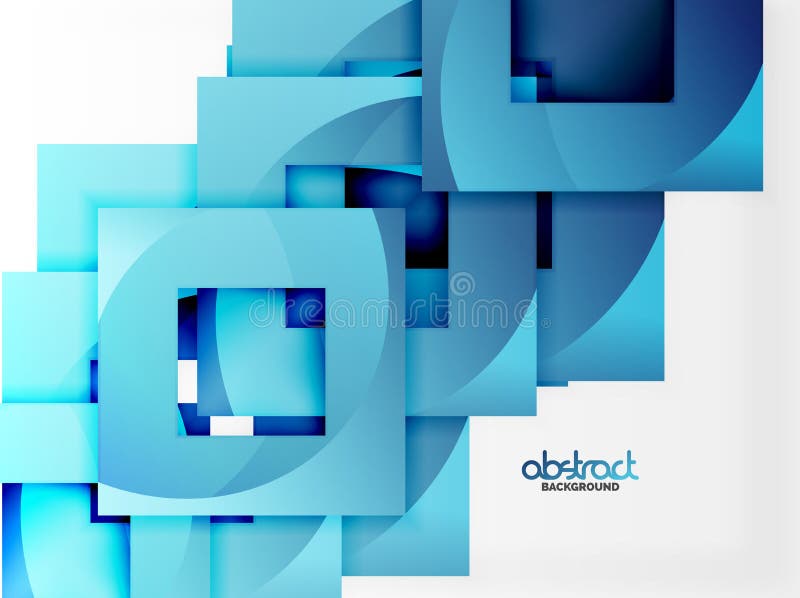 Vector Square Template Background Stock Vector - Illustration of ...