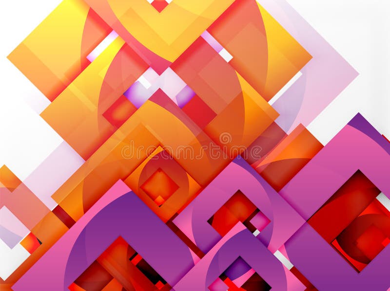 Vector Square Template Background Stock Vector - Illustration of ...