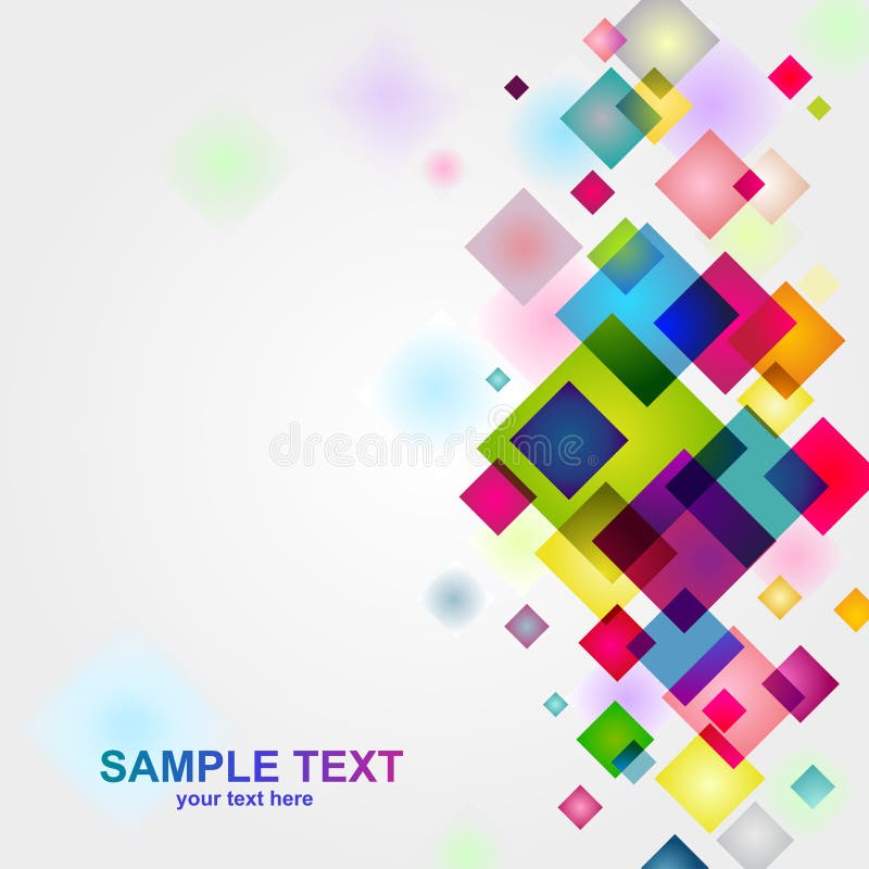 Vector squares background stock vector. Illustration of yellow - 14671942