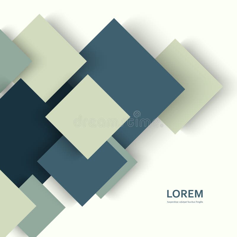 Vector Squares Design. Modern Abstract Colors Background Stock Vector ...