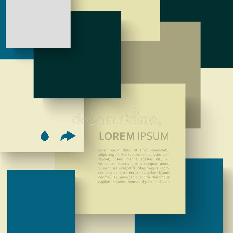 Vector Squares Design. Modern Abstract Colors Background Stock Vector ...