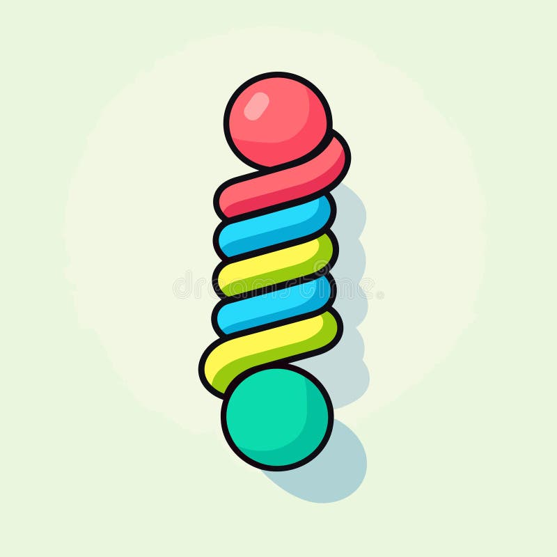 Vector of a Stack of Colorful Balls in a Vibrant and Playful ...