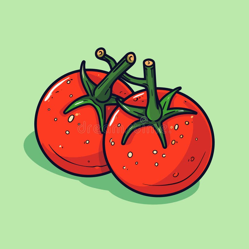 Vector of a Stack of Tomatoes As a Simple and Minimalist Icon Stock ...