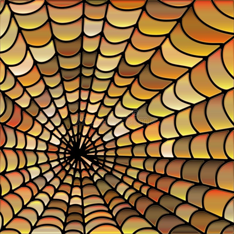 Abstract Vector Stained Glass Mosaic Background Stock Illustrations ...