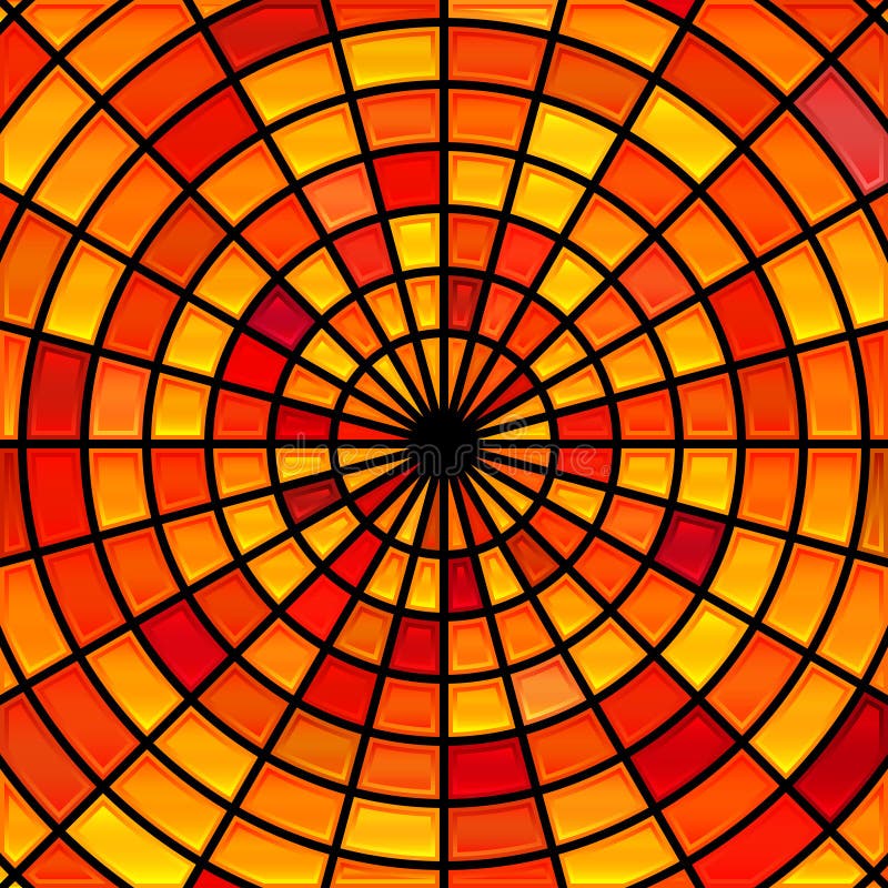 Stained Glass with Diamond Pattern Stock Image - Image of rhombus ...