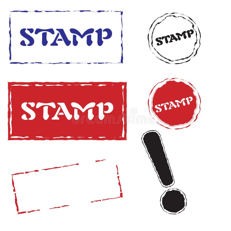 Vector stamp stock vector. Illustration of imprint, craft - 7278746