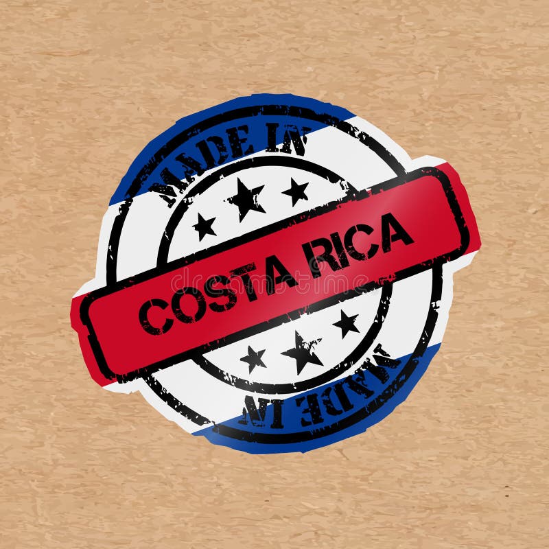 Costa Rica Stamp Flag Stock Illustrations – 161 Costa Rica Stamp Flag ...